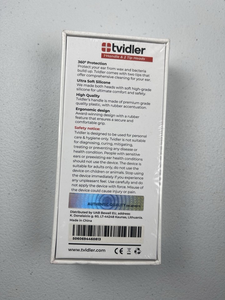 Tvidler Ear Wax Remover Kit Handle Tip Heads - NEW and Sealed | eBay