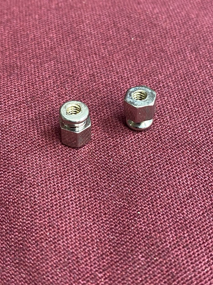 Reproduction New York Bach Strad Trumpet 3rd Valve Stop Nuts(2), Nickel ...