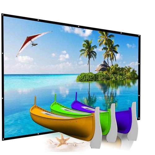 300 Inch Projector Screen Portable Outdoor Movie Screen, Big Size ...