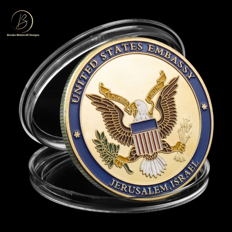 US Embassy Jerusalem Israel Challenge Coin | eBay
