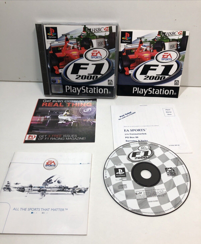 F1 2000 PS1 PlayStation 1 Complete PAL Tested 5030930022198| eBay