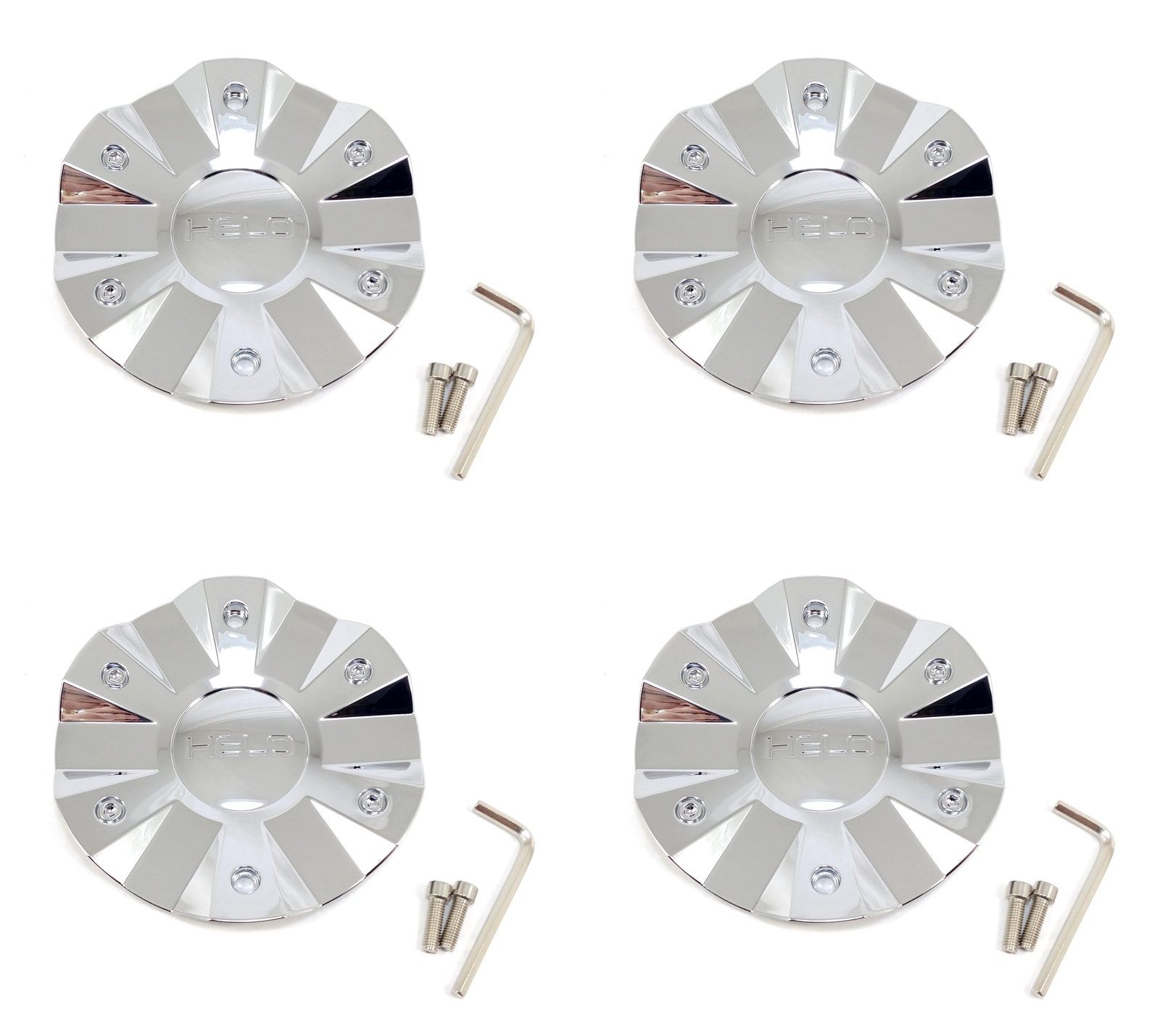 4 Helo Chrome Wheel Center Hub Caps for 5/6Lug HE887 | eBay