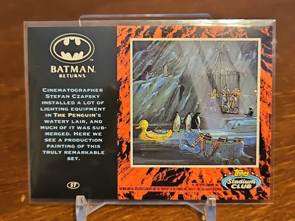 Batman Returns Trading Cards - Topps Stadium Club - 1992 - Penguin's ...