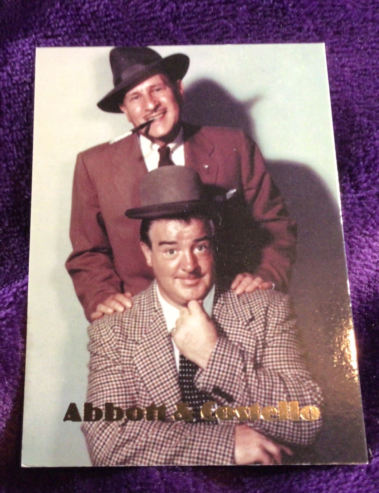 1996 Duocards Abbott & Costello Promo Card Bud Abbot Promo #1 | eBay