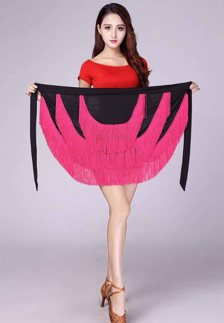 Women Fringe Latin Salsa Cha Cha Paso Double Ballroom Exercise Dance ...