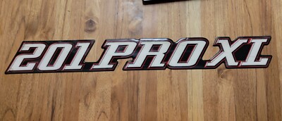 201 PRO XL Decal Raised Stratos | eBay