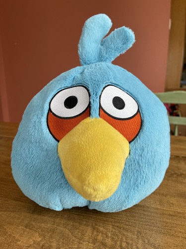 Jumbo Angry Birds Blue Jay Jake Jim Plush Commonwealth 10 Inch Sound | eBay