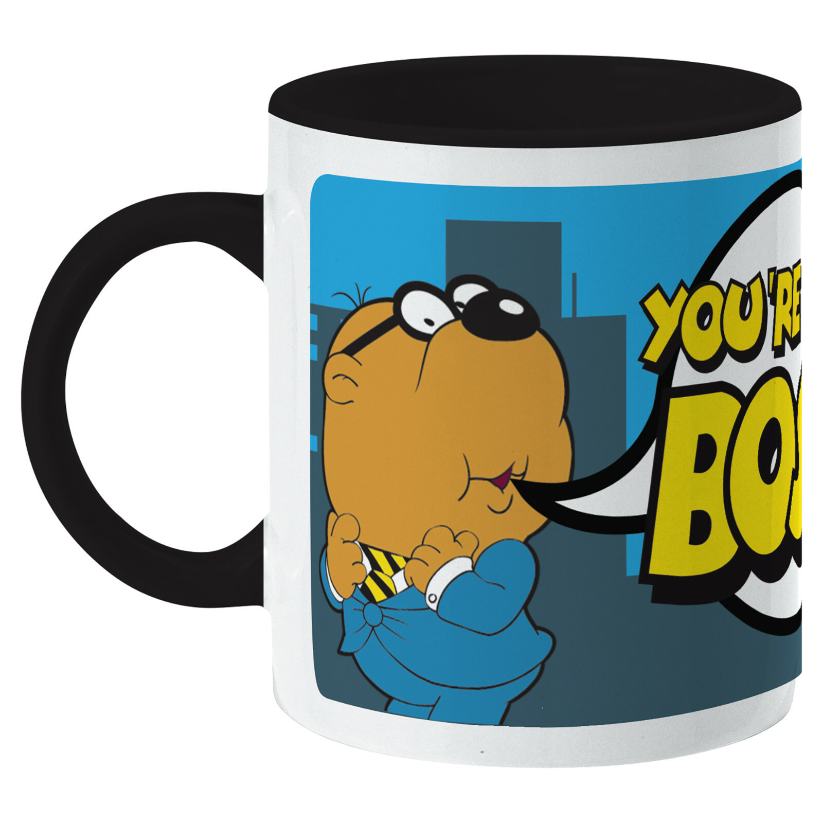 Danger Mouse Mug - You're the Boss Classic Retro Kids TV Show Penfold ...