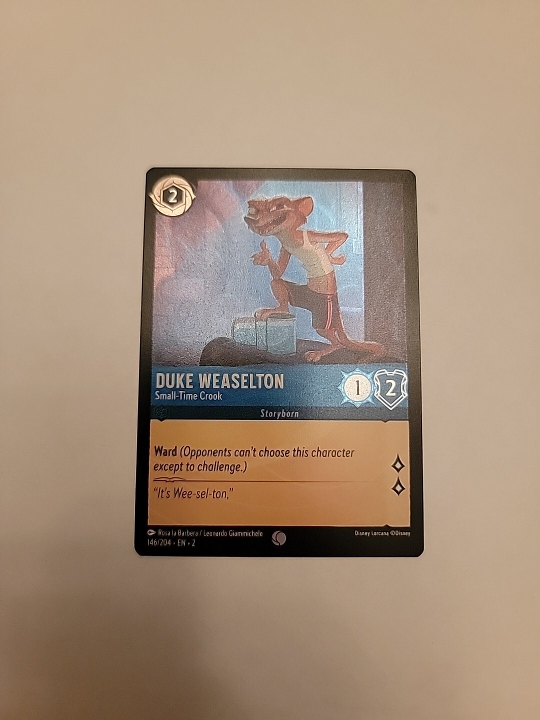 Duke Weaselton - Small-Time Crook 146/204 Rise of the Floodborn Cold ...