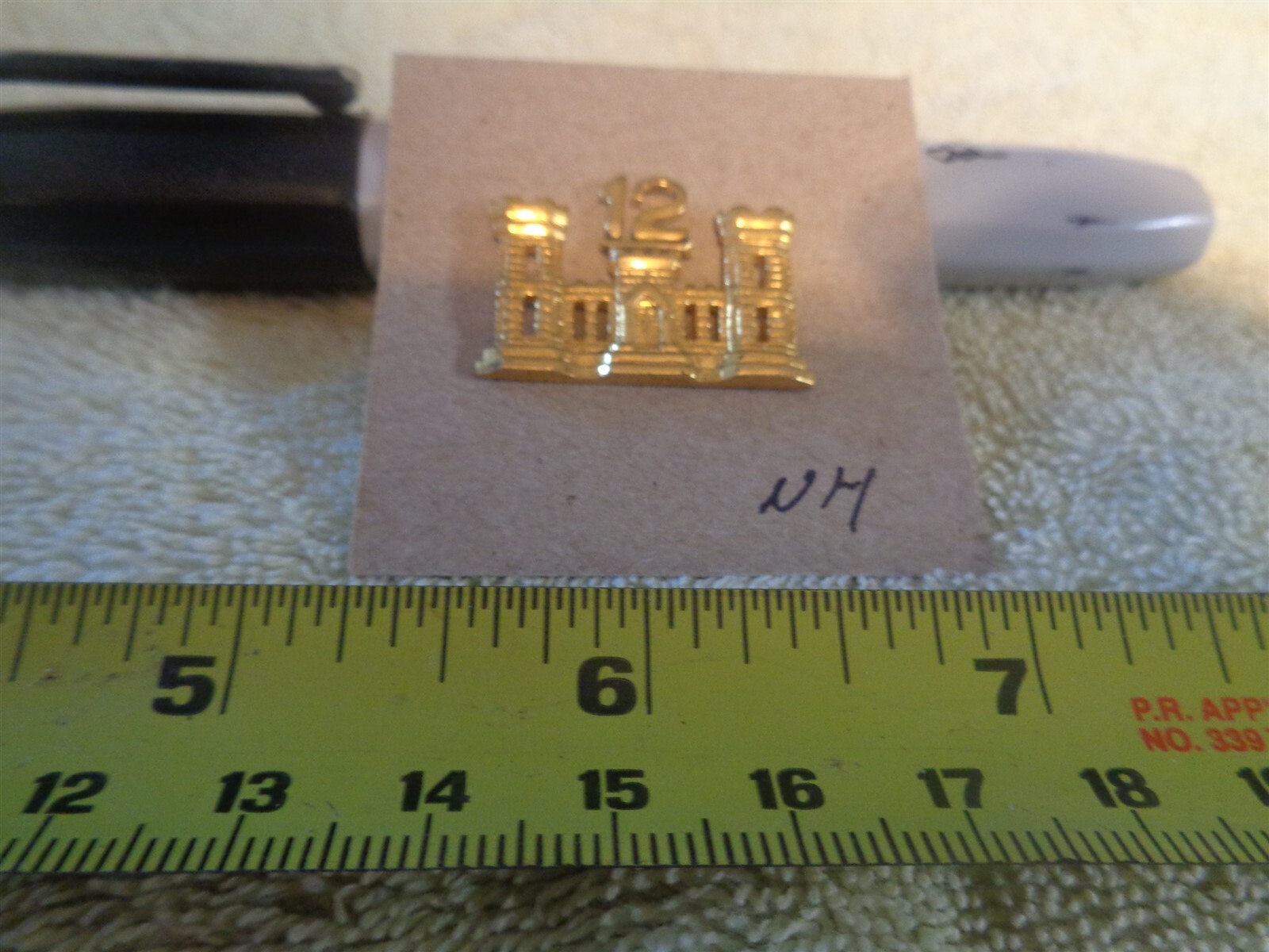 12th Engineer Regiment Officer Collar Insignia (DRAW#114) | eBay