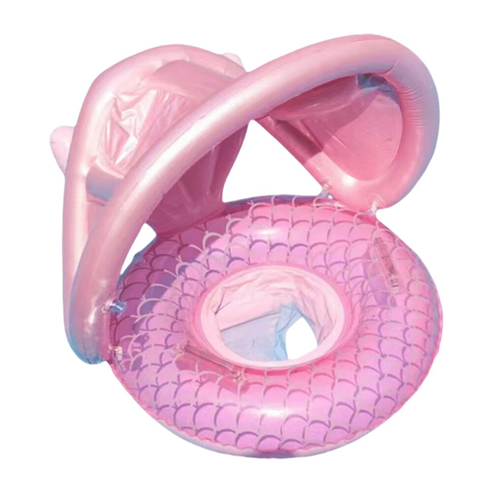 Baby Mermaid Swim Ring Blow Up Swim Tube Leakproof Pool Rings for Pool ...