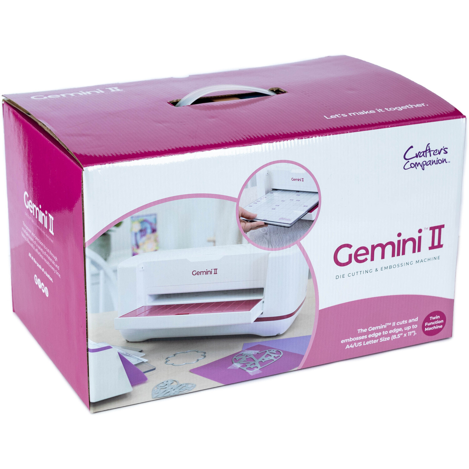 NEW Crafters Companion Gemini II (2) A4 Die Cutting Machine PLUS 360 ...