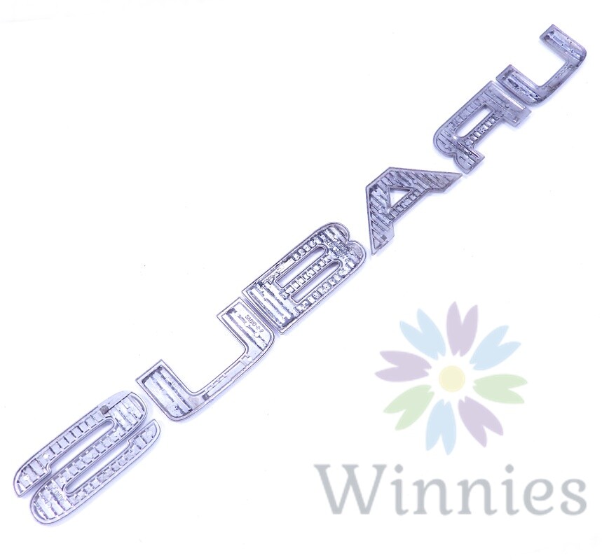03 04 05 Subaru Forester Rear Trunk Emblem Liftgate Letters OEM X XS XT ...