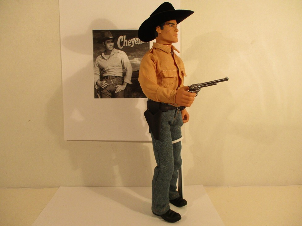 Cheyenne Bodie Clint Walker tv series 12" custom figure old West | eBay