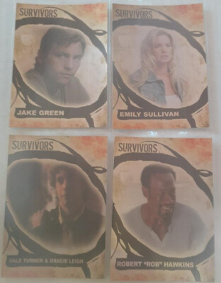 Jericho - 4 Survivors Chase Cards (#S1, S2, S3, S4) | eBay