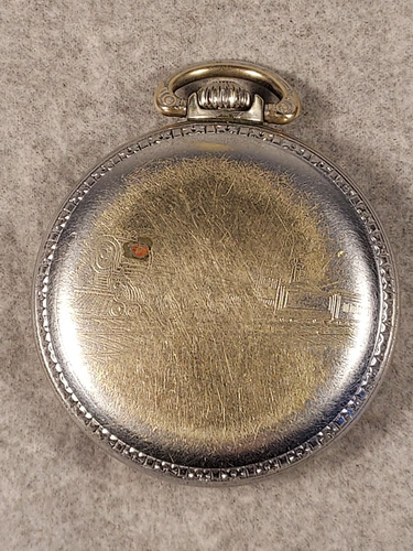 Vintage Monarch Deluxe 17J Mechanical Pocket Watch Chrome Swiss - Runs ...
