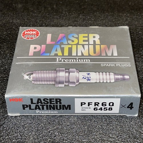 NGK (6458) PFR6Q Laser Platinum Spark Plug - Set of 4 Made In Japan | eBay