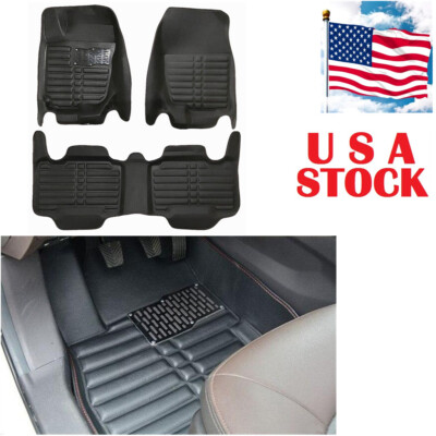 Floor Carpet Mats, Car Liner Custom Fit For Toyota RAV4 2013 2014 2015 ...