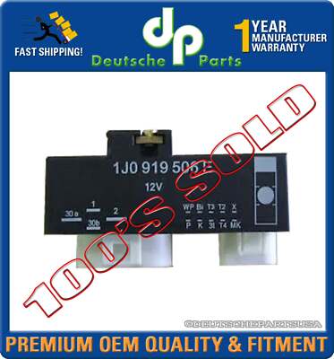 AUDI TT A4 VW GOLF JETTA BEETLE FAN CONTROL UNIT RELAY 1J0919506E ...