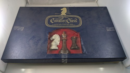 Vintage 1967 Tournament Edition Cavalier Chess Set No. 1498 Alabasque ...