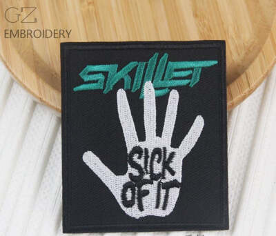 Skillet Sick Of It Alternative Rock Band Sew Iron Patch 2401 | eBay