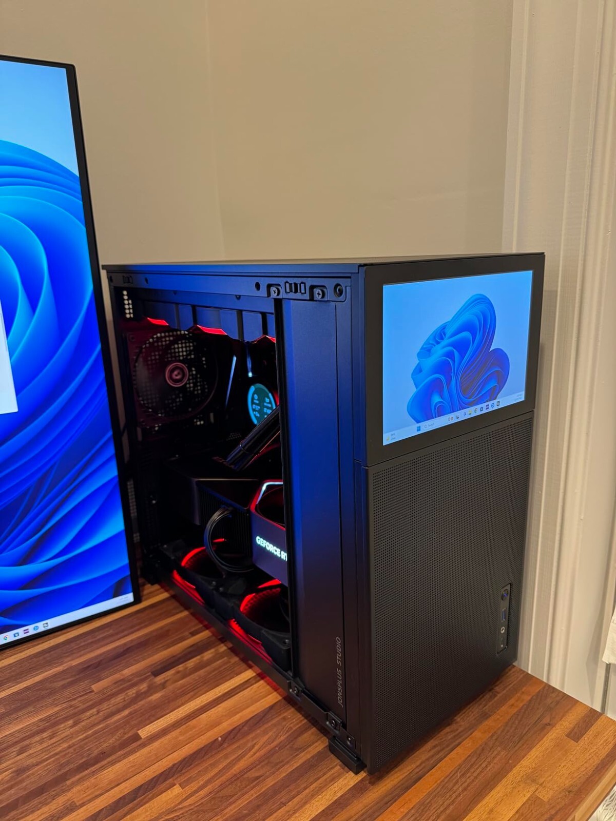 D41 MESH SC Black ATX Computer Case with Screen, ATX Motherboard PC ...