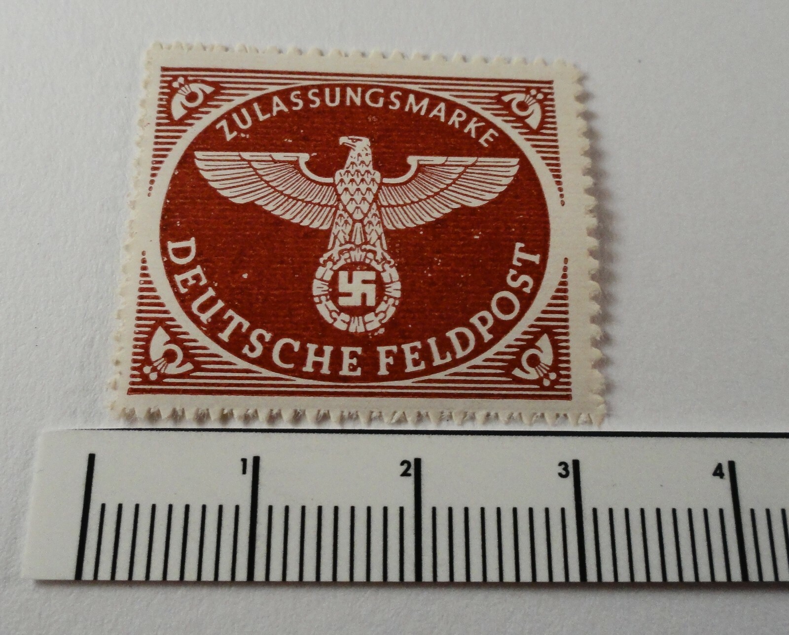 RARE World War 2 WW2 German FELDPOST Swastika Military Stamp | eBay