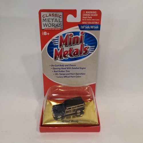 '48 Ford® Woody Classic Metal Works Mini Metals #30107 Blue HO Scale | eBay