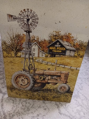 Metal Sign Chew Mail Pouch Tobacco Don Fusco Tin Sign | eBay