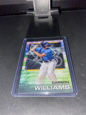 CARSON WILLIAMS BOWMAN'S BEST TAMPA BAY RAYS #57 2021 21 BOWMANS | eBay