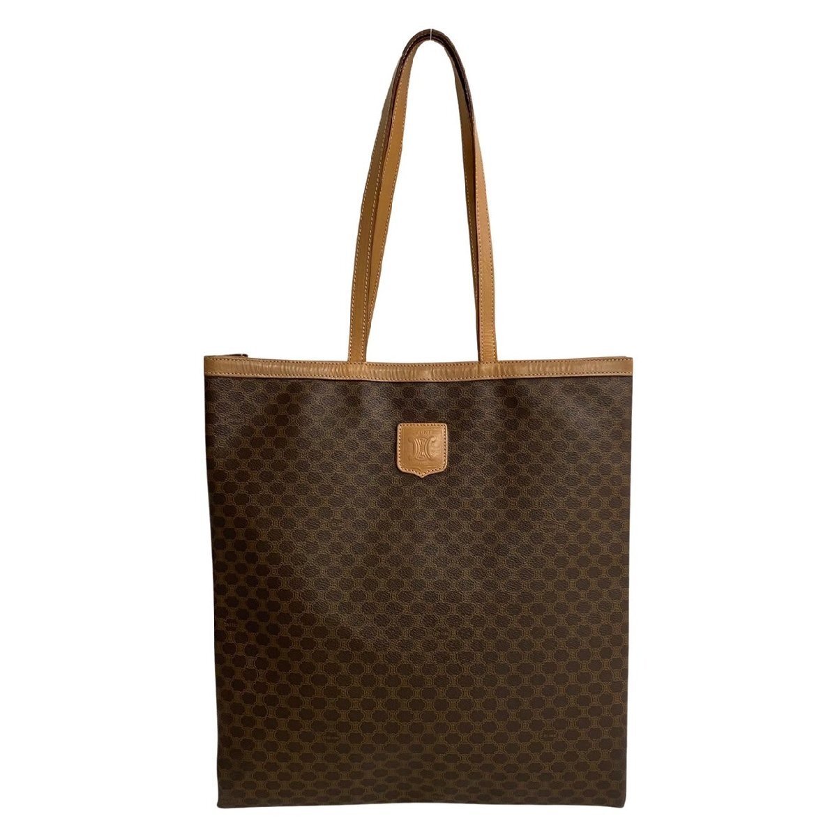 CELINE Macadam Blazon Triomphe Logo Pattern Leather L… - Gem