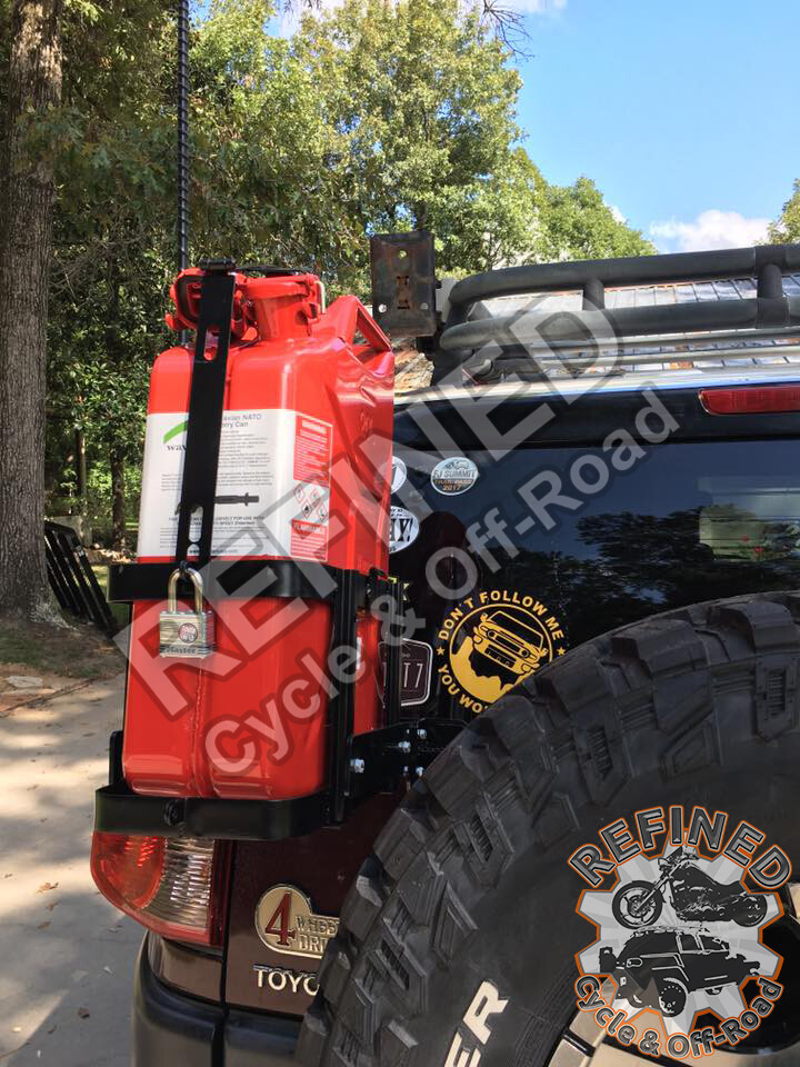 Toyota FJ Cruiser, all years Jerry Gas Can Mount ** READ DESCRIPTION ...