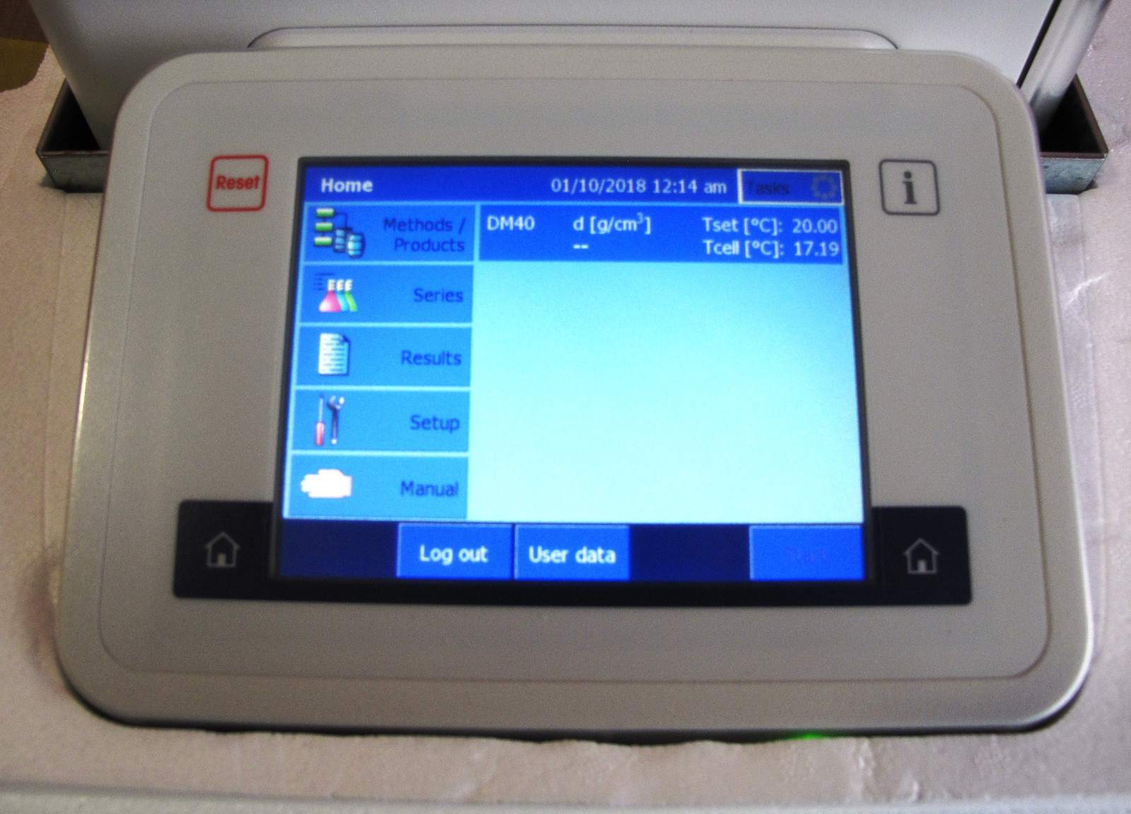 Mettler Toledo DM40 Digital Density Meter LiquiPhysics Excellence ...