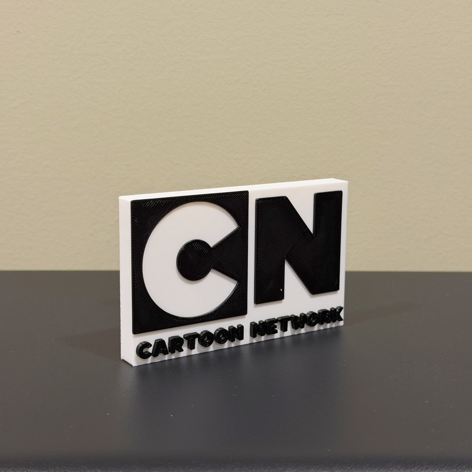 Cartoon Network Decor Sign 3D Printed Display | eBay