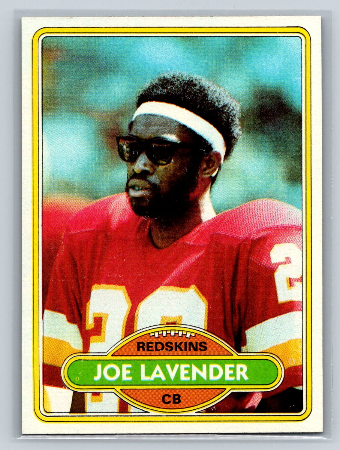 1980 Topps Joe Lavender #299 Washington Redskins | eBay