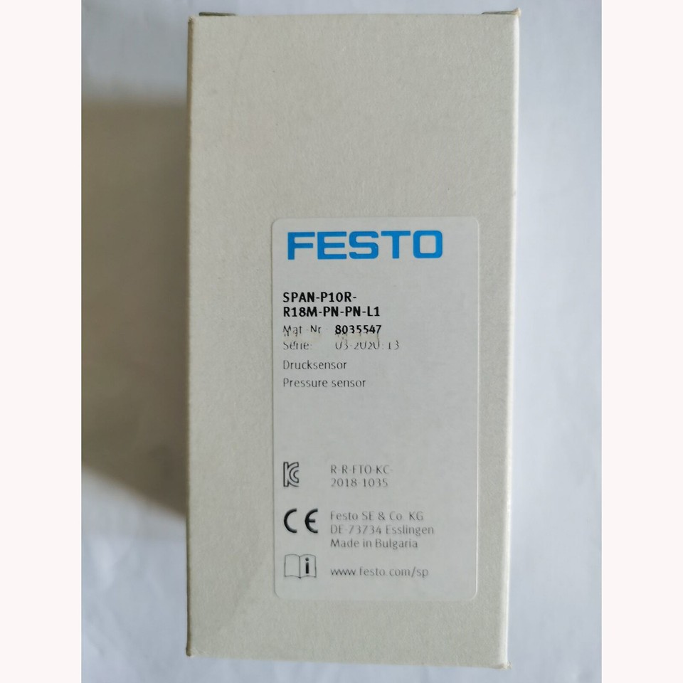 1pcs New Festo SPAN-P10R-R18M-PN-PN-L1 8035547 pressure sensor Fast ...