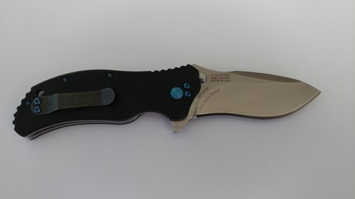 Zero Tolerance ZT0350 ZT 350 Knife BRONZE Anodized Titanium Pivot Torx ...