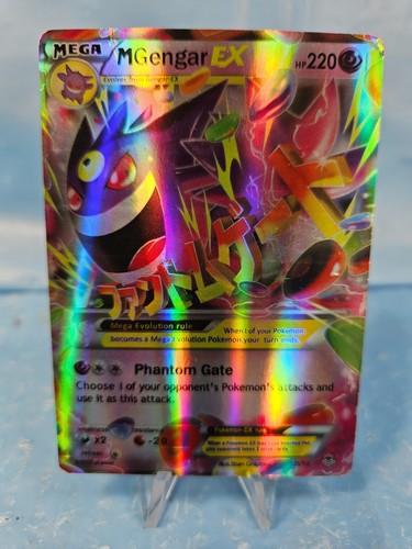 Pokemon Phantom Forces Mega M Gengar EX 121/119 Holo Rare | eBay