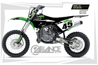2014-2021 KX100 KX 85 A2 SERIES Graphics Kit DECALS | eBay