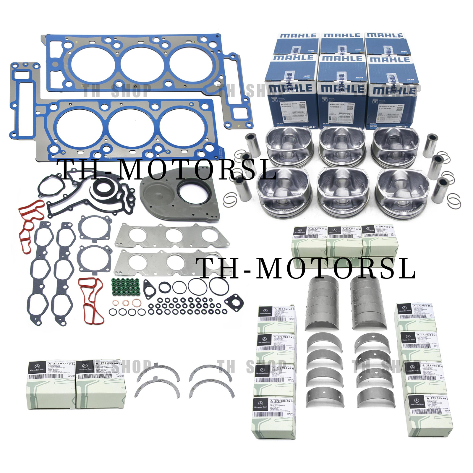 For Benz M272 3.5L W203 S204 CL203 A209 C219 Engine Overhaul Rebuild ...