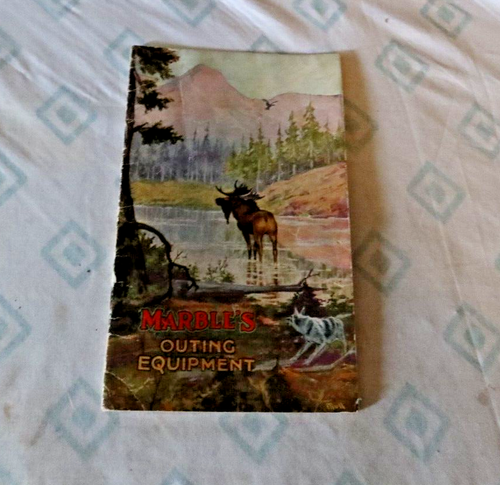 RARE Vintage Marble's Outing Equipment Book 1937 Knives Hunting Guns ...