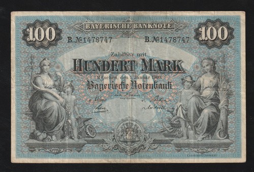 Germany, 100 Mark, 1900, P-S922, RARE Banknote | eBay