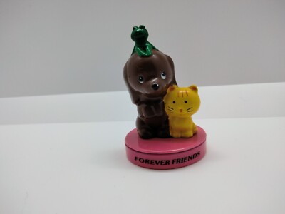 Vintage HTF Poochie Stamper Stamp "Forever Friends" Dog Cat Frog Mattel ...