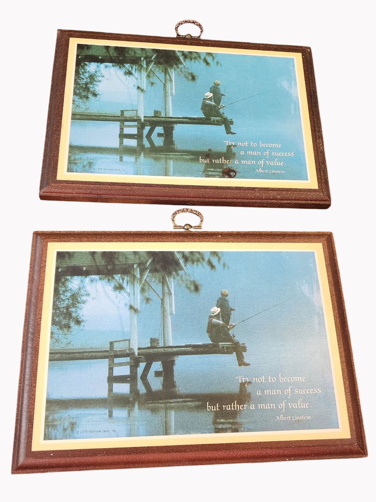 Albert Einstein Quote Wall Plaques Set Of 2 By Hallmark A MAN OF VALUE ...