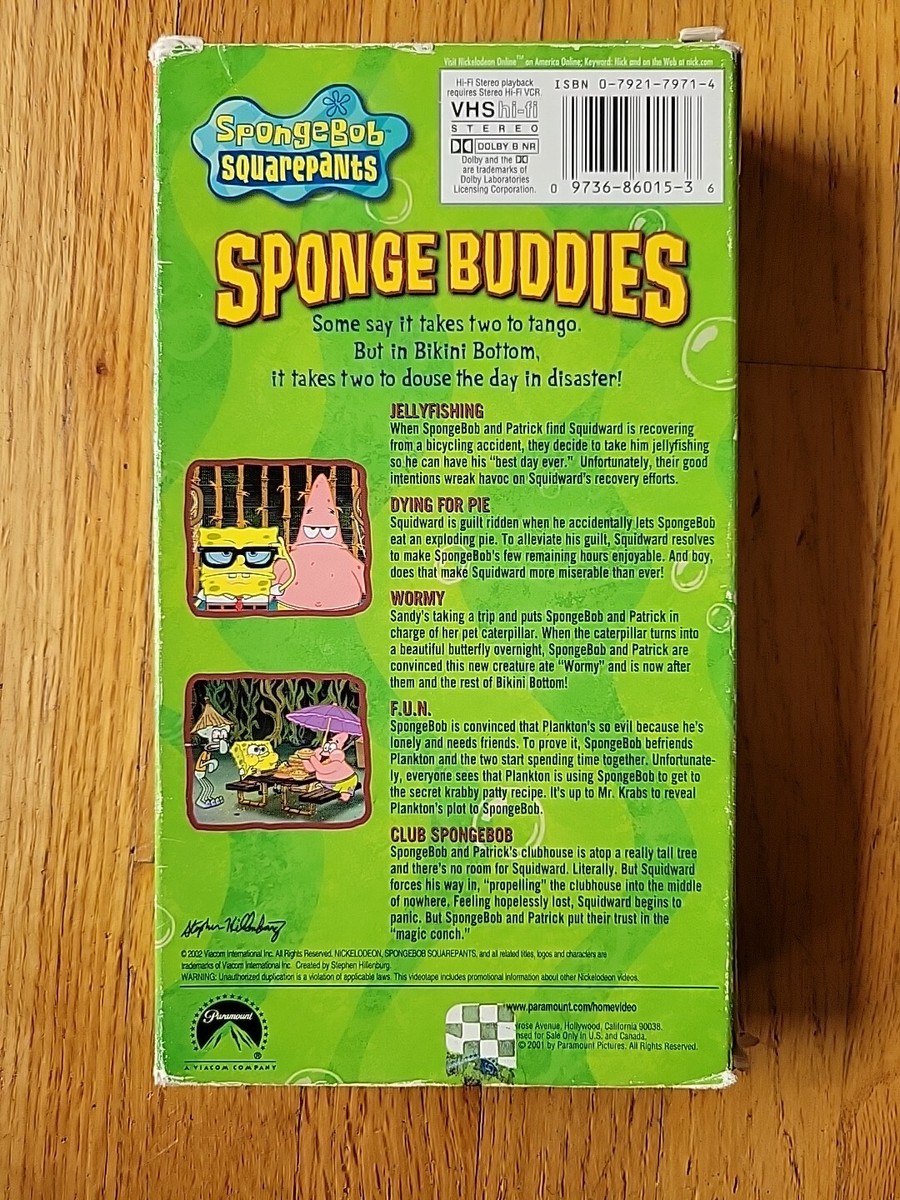 Spongebob Schwammkopf Sponge Buddies Vhs