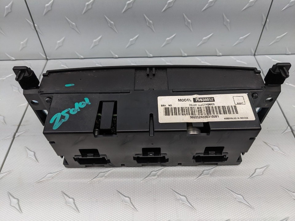 2005-2013 C6 Corvette Heater Control Automatic HVAC CJ2 25938052 **WEAR ...