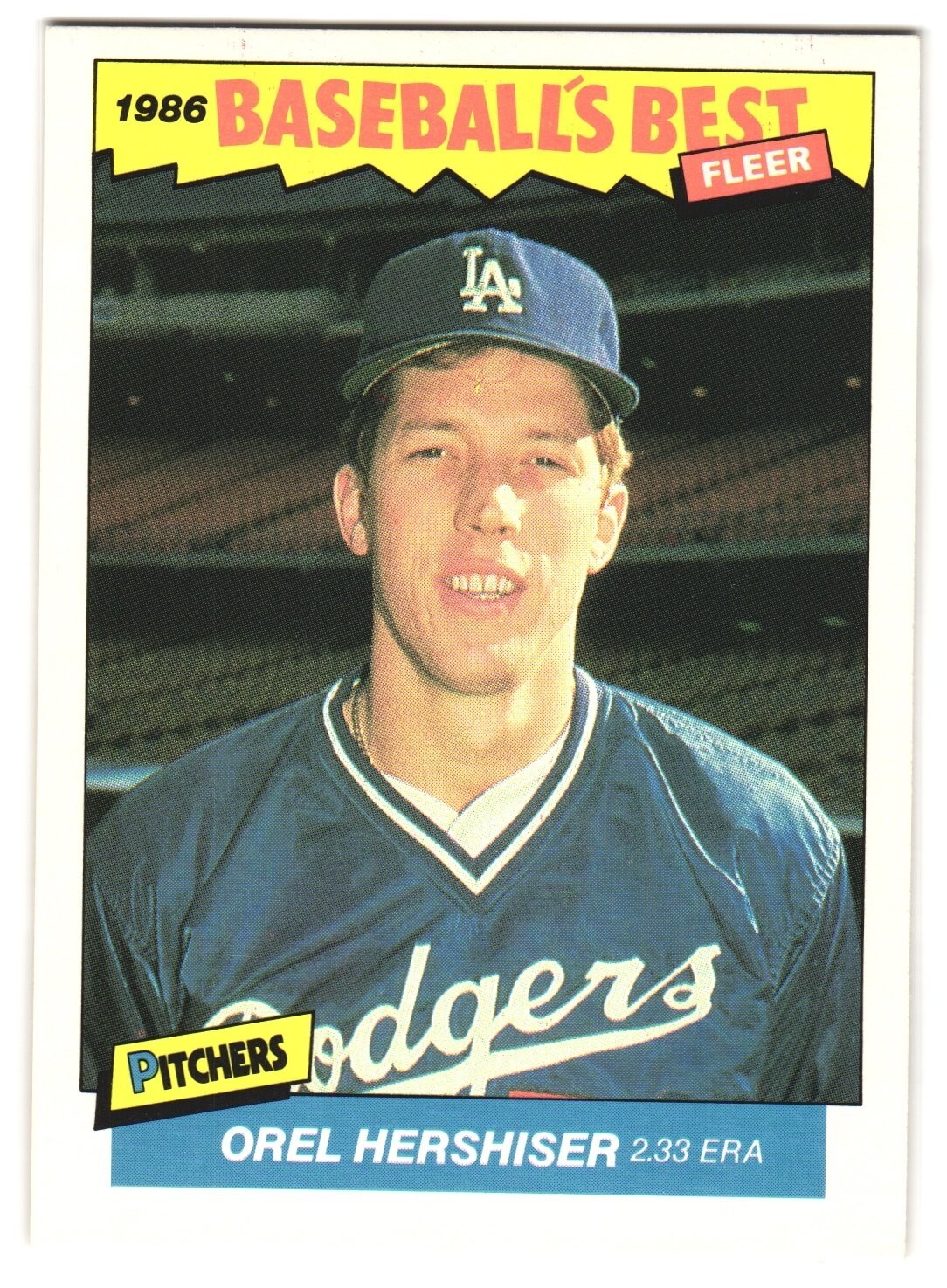 Orel Hershiser 1986 Fleer MLB Baseball Best Card # 16 | eBay