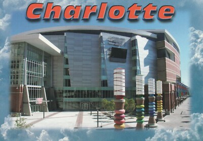 NBA Charlotte Bobcats Basketball Arena Postcard - The Spectrum Center ...