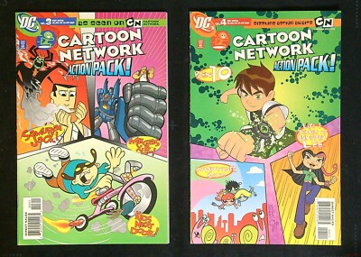 Cartoon Network Action Pack #3 & #4 - Ben 10, Rowdy Ruff Boys, Juniper ...