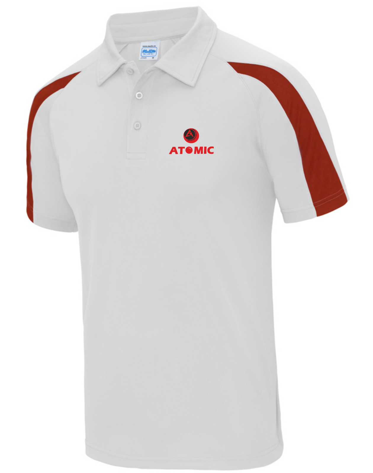 Personalised Atomic Bowls Premuim Coloured Performance Lawn Bowls Polo ...